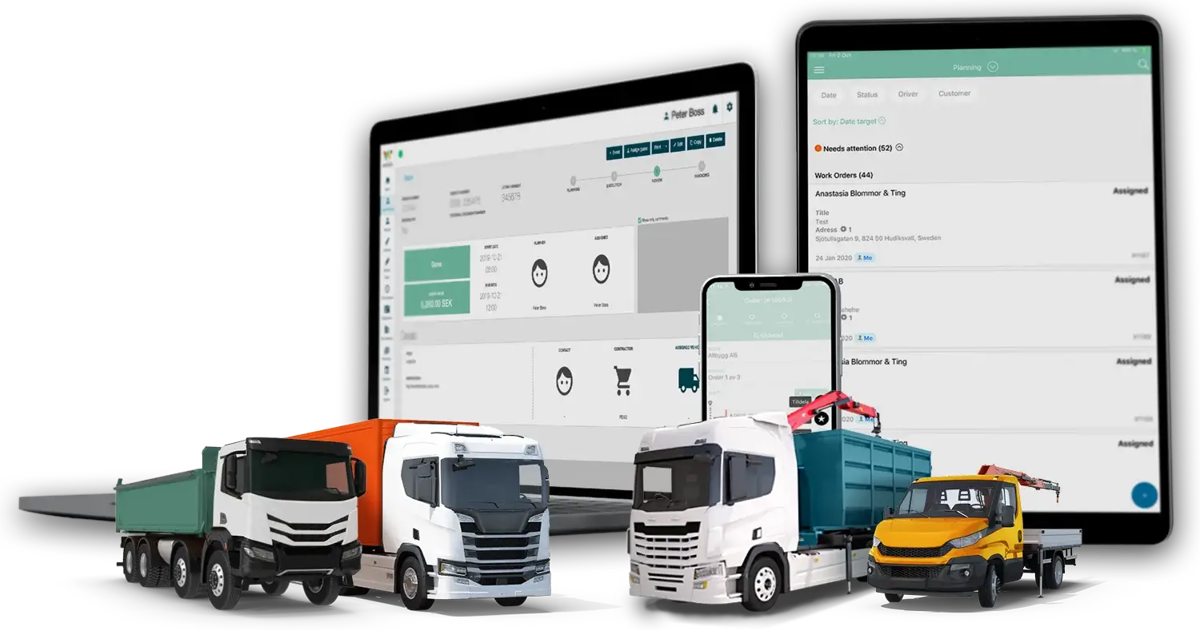 Workify | Funktioner | Det enda system åkeriet behöver